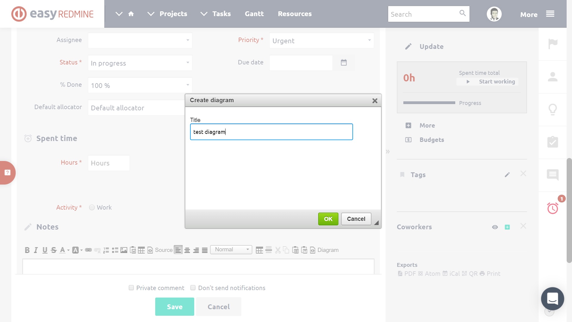 Diagrams - Easy Redmine